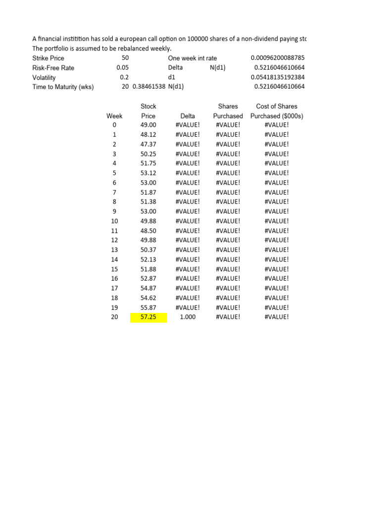 Delta Hedging Strategy for Call Options | PDF | Greeks (Finance ...