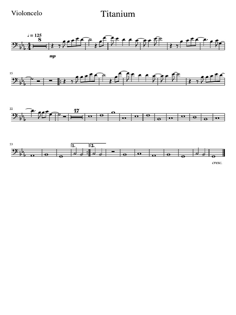 Titanium Cello | PDF