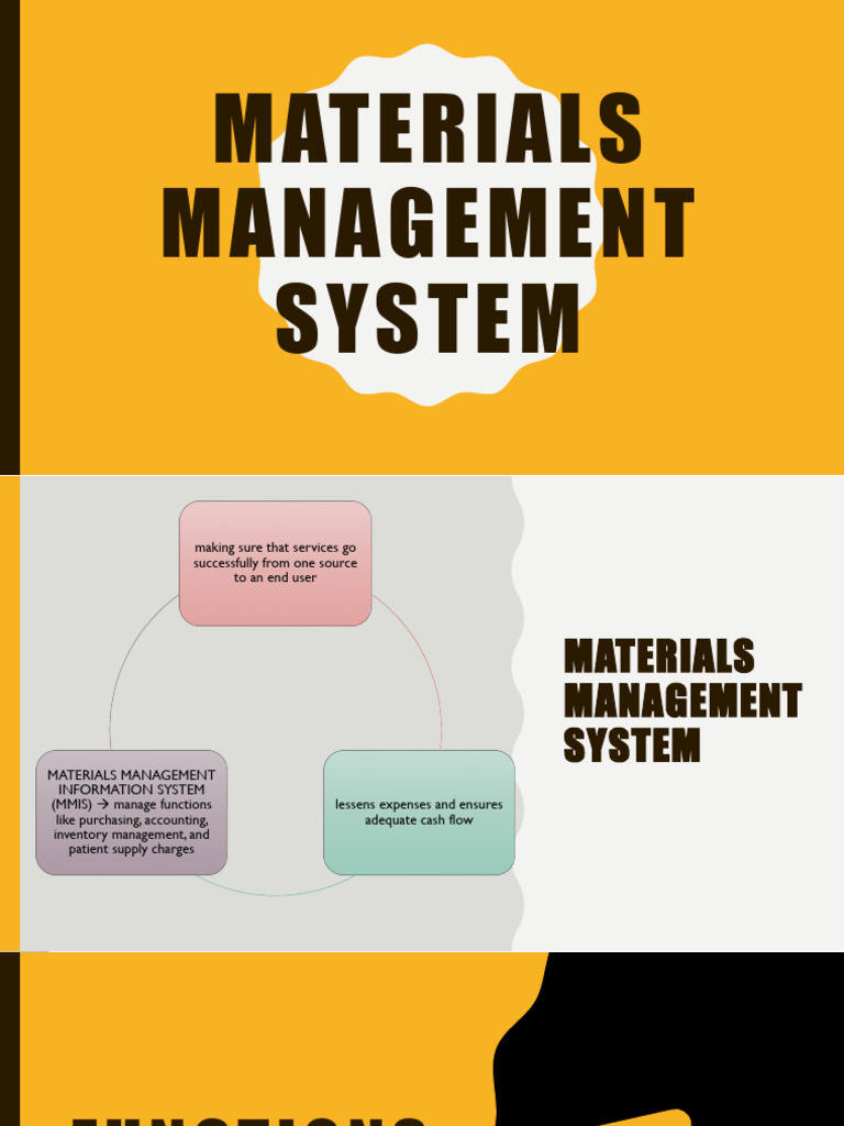 Medical Materials Management System | PDF | Inventory | Invoice