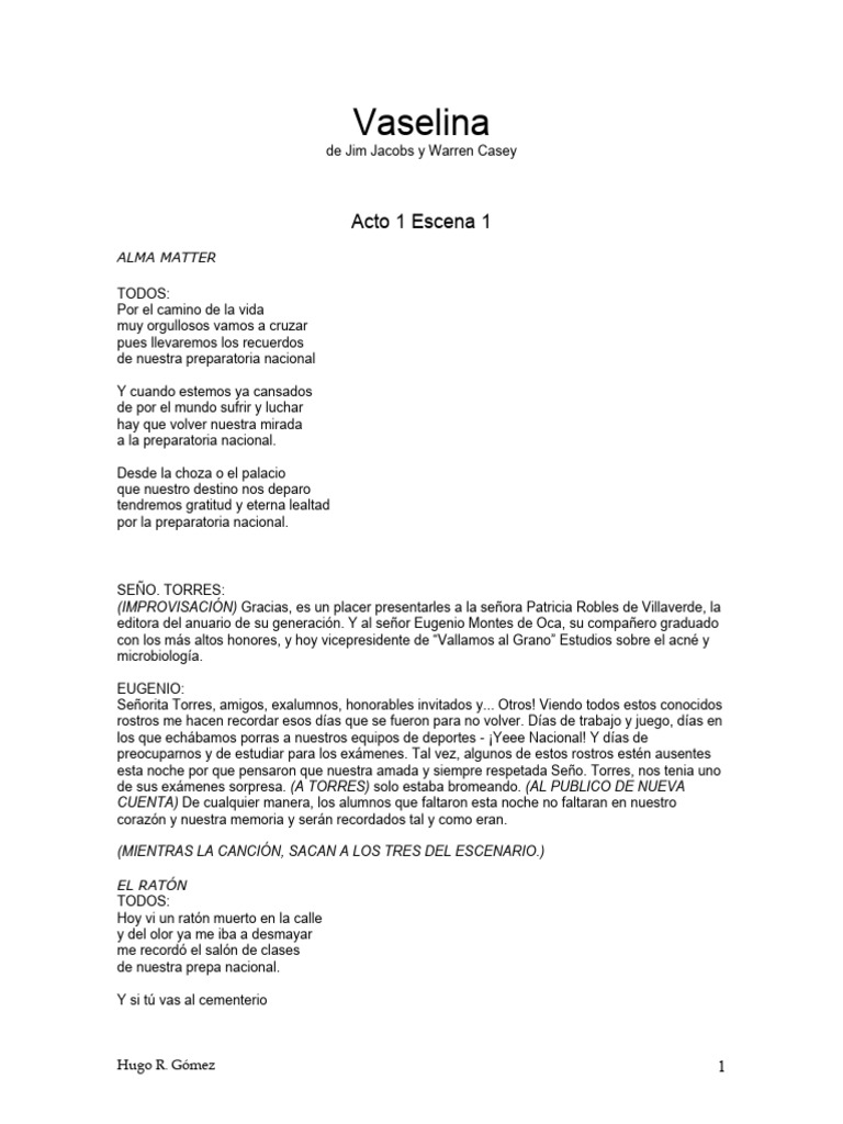 VASELINA | PDF | Amor