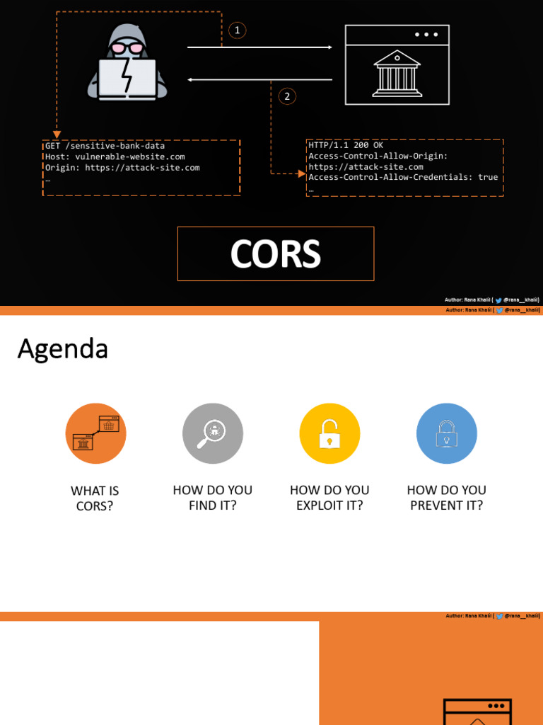 CORS Complete Guide Theory Video Slides | PDF | World Wide Web | Internet & Web