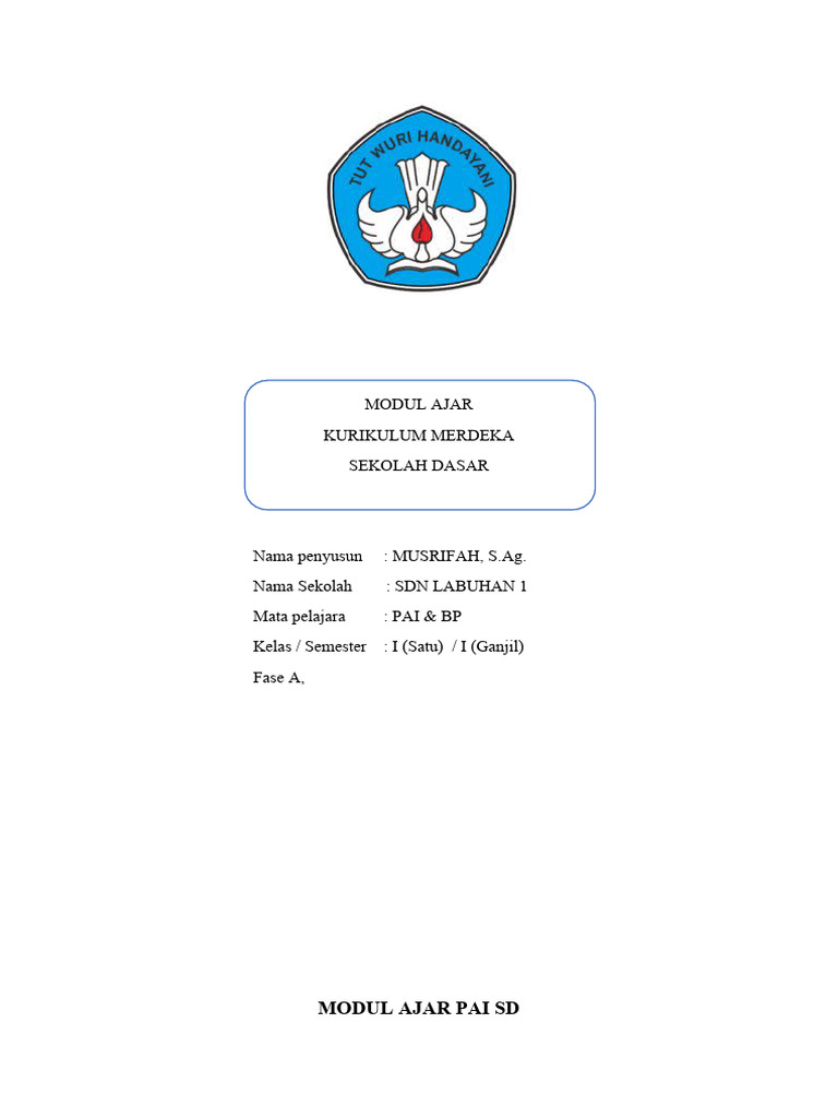 Modul Ajar KLS 1 | PDF