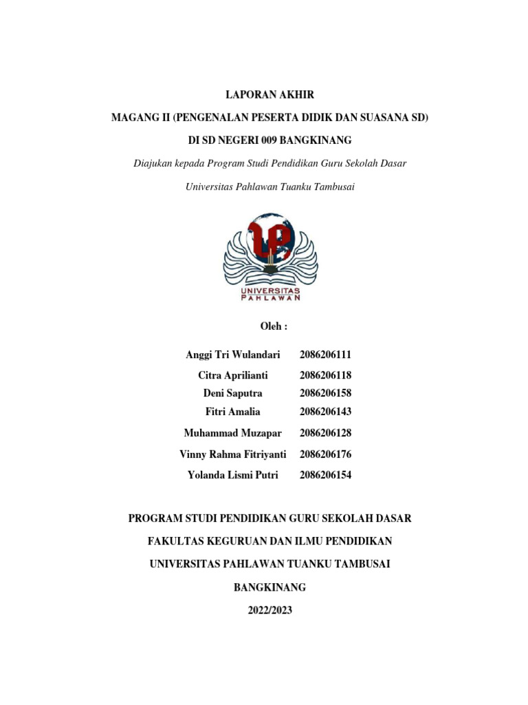 Laporan Magang II Ok (Tanpa Ipkg) - Compressed | PDF