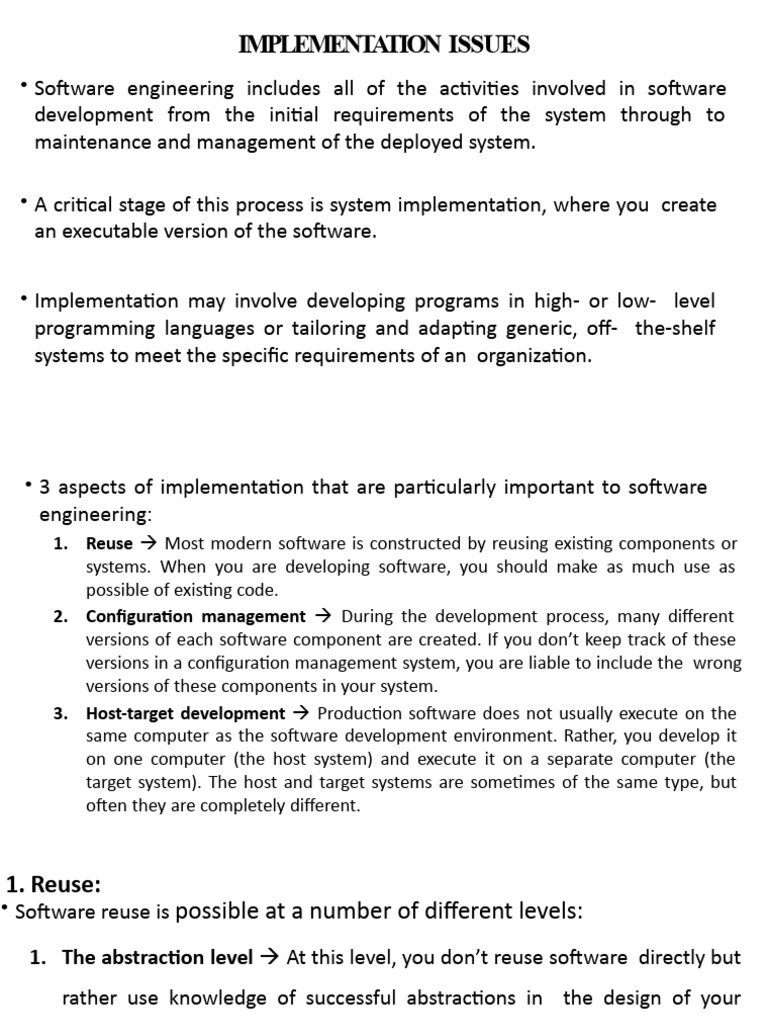 Software Implementation Essentials | PDF | Integrated Development Environment | Software