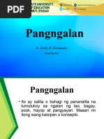 Lesson Plan Pangngalan | PDF