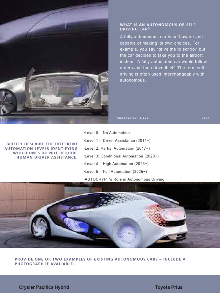 Autonomous Car | PDF | Vehicles | Manufactured Goods
