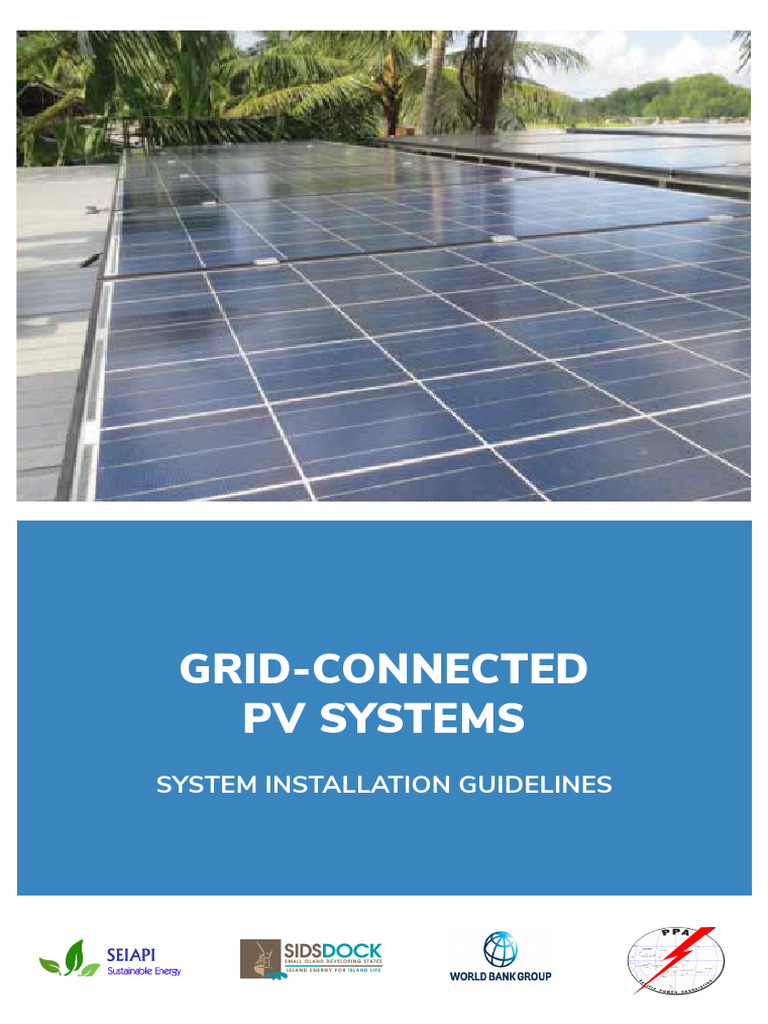Grid Connected PV Systems Installation Guidelines V4 250719 | PDF ...
