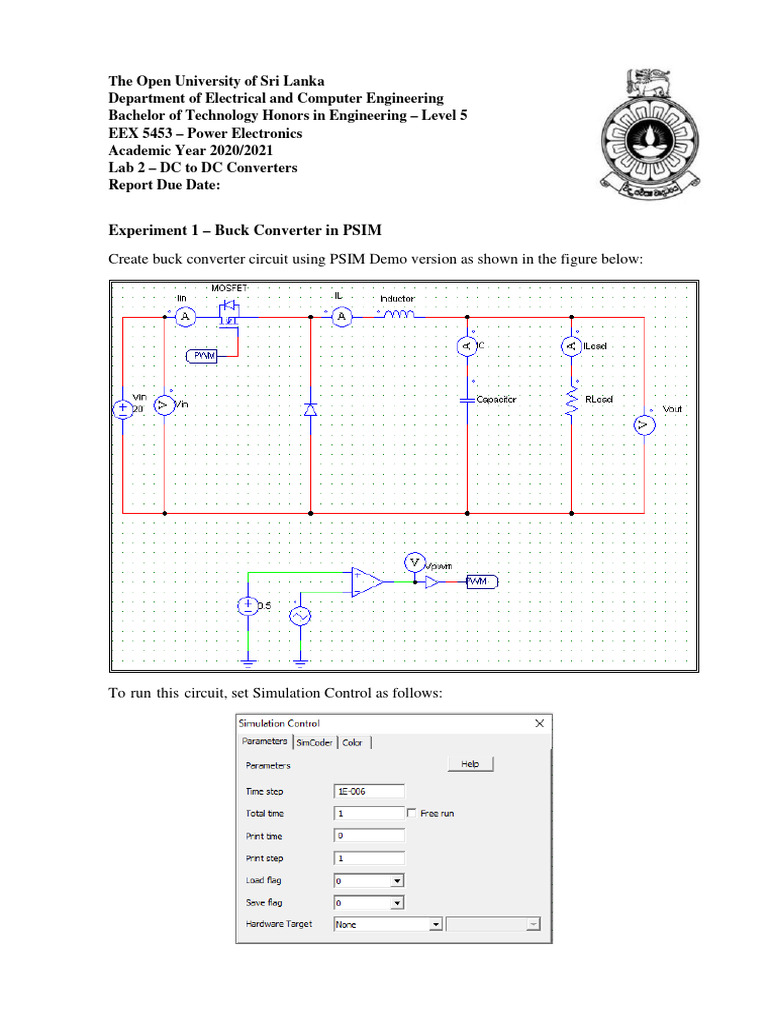 Eex5453 Lab02 2020-2021 | PDF | Information And Communications Technology | Electrical Engineering