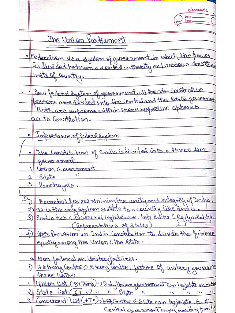 History and Civics Notes Class 10th Icse | PDF