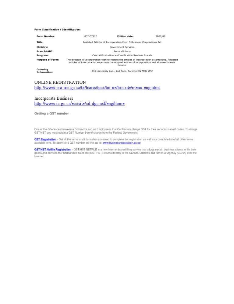 Form Classification | PDF
