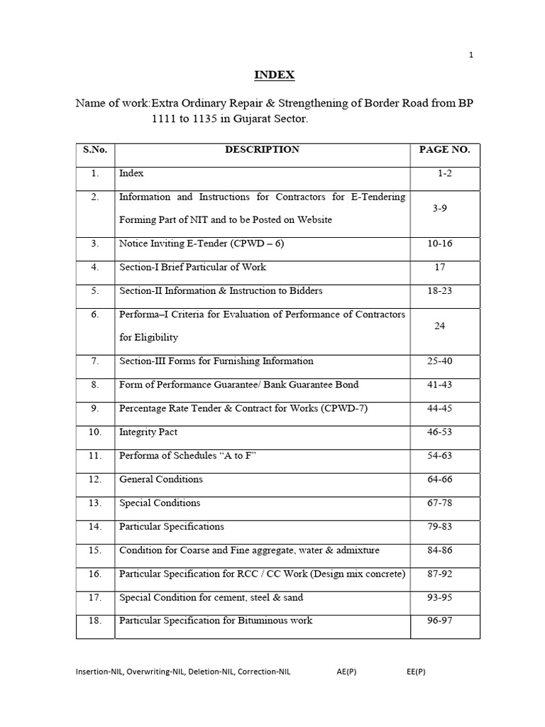 BP 1111 To BP 1135 Road Work NIT PDF | PDF | Cheque | Banks