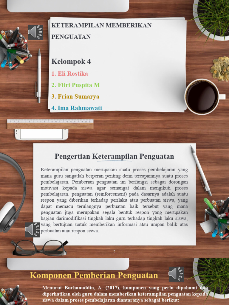 Keterampilan Memberi Penguatan Pembelajaran | PDF