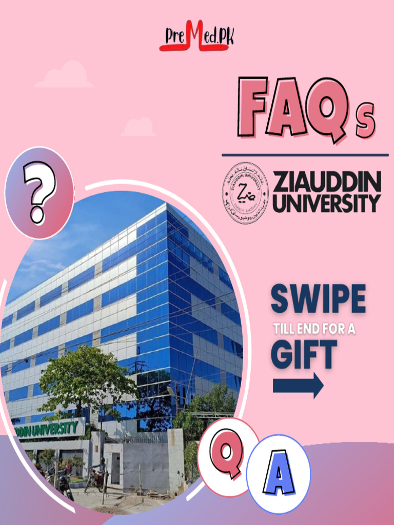 Ziauddin University Pdf University And College Admission
