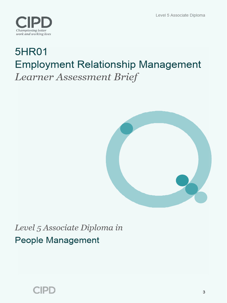 5HR01 Assessment Brief | PDF | Employment | Mediation