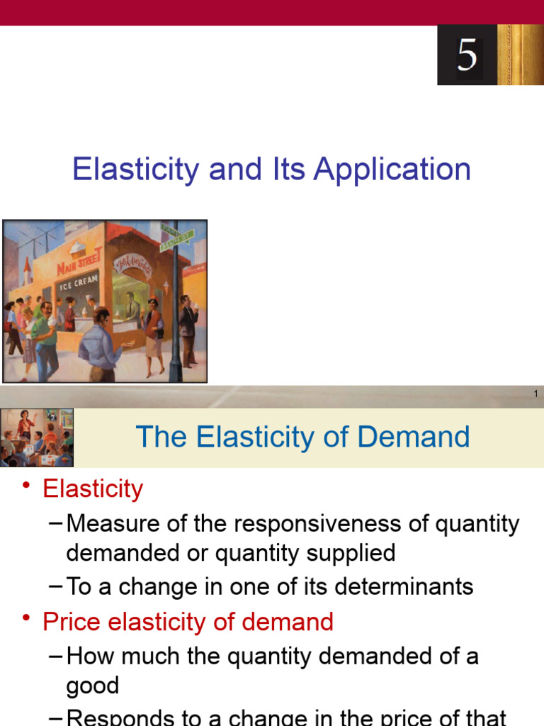 Elasticity and Its Application | PDF | Demand | Price Elasticity Of Demand