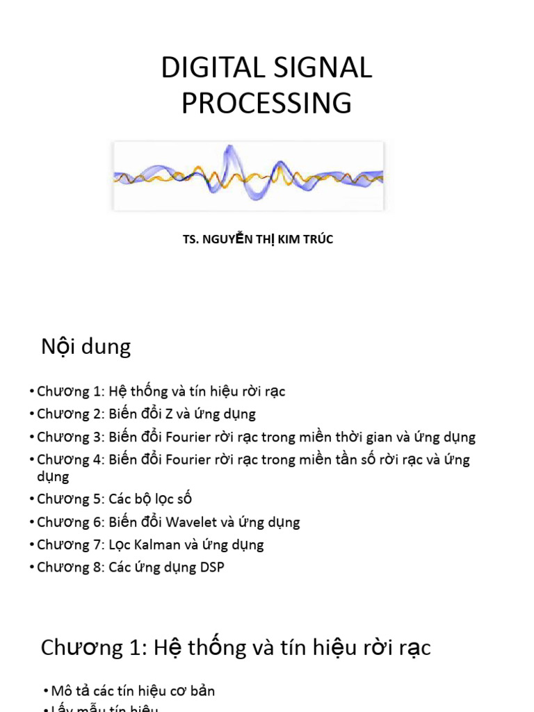 Digital Signal Processing - Trucnguyen | PDF
