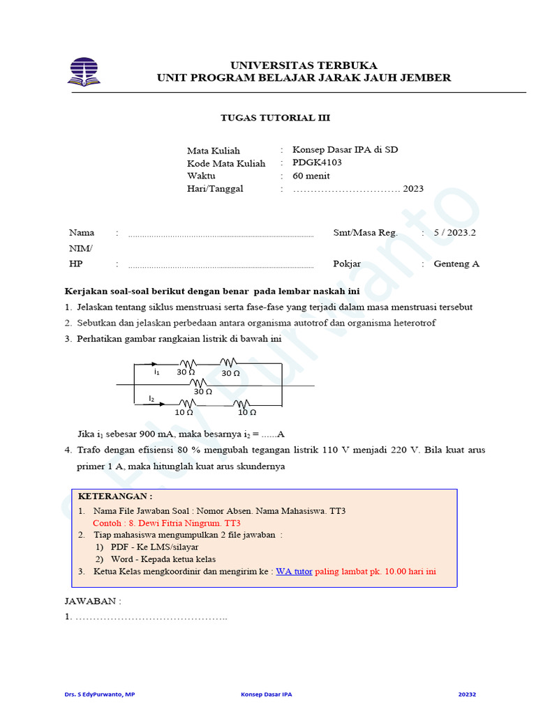 Tugas Tutorial 3 - A | PDF | Sains & Matematika | Teknologi & Rekayasa