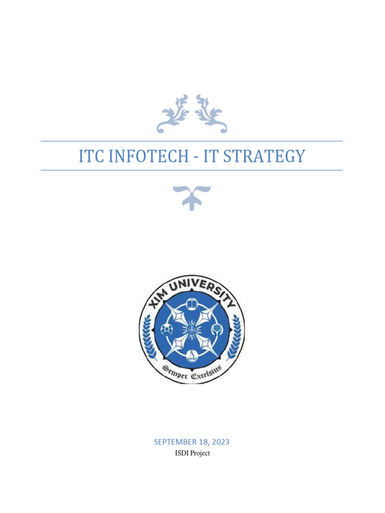 Group 2 - ITC Infotech | PDF | Strategic Management | Cloud Computing