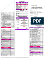 ECCD Checklist KINDERGARTEN | PDF