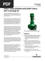 Product Bulletin Fisher Ew Series Ewd Ews Ewt Sliding Stem Control ...