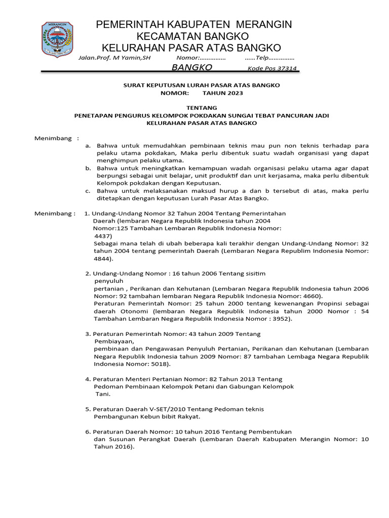 Sk. Kel - TMM Bko | PDF