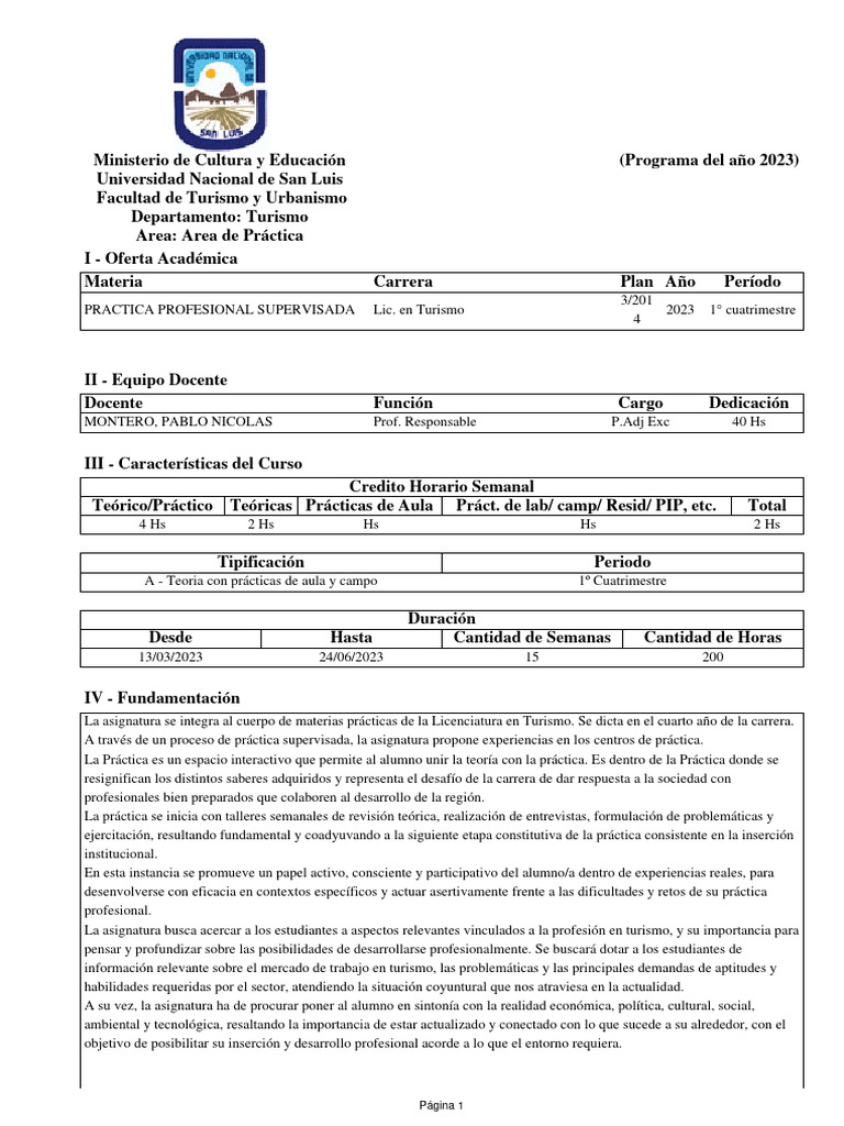 Programa 2023 | PDF | Turismo | Evaluación