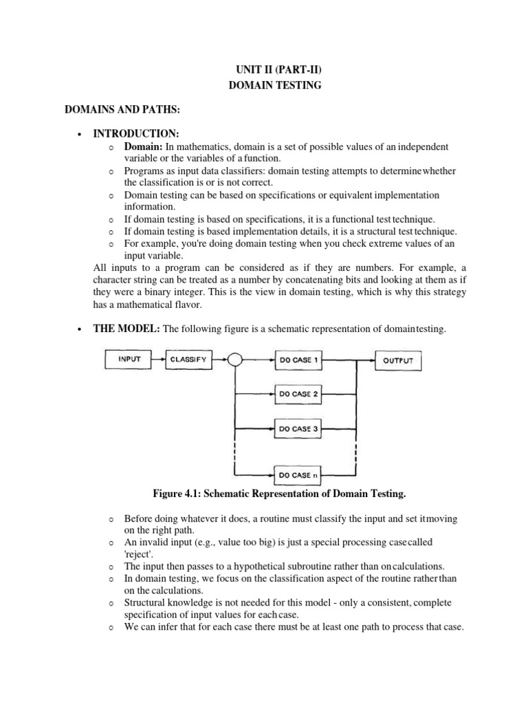 Domain Testing Techniques Explained | PDF | Function (Mathematics ...