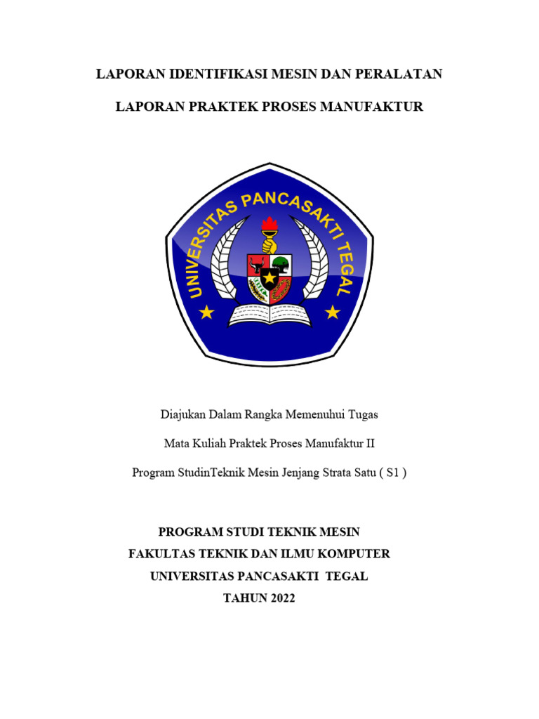 Laporan Identifikasi Mesin Dan Jami | PDF