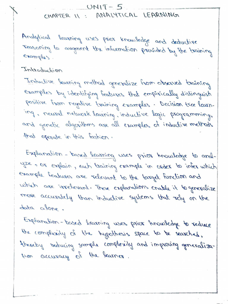 Machine Learning Unit-5 | PDF