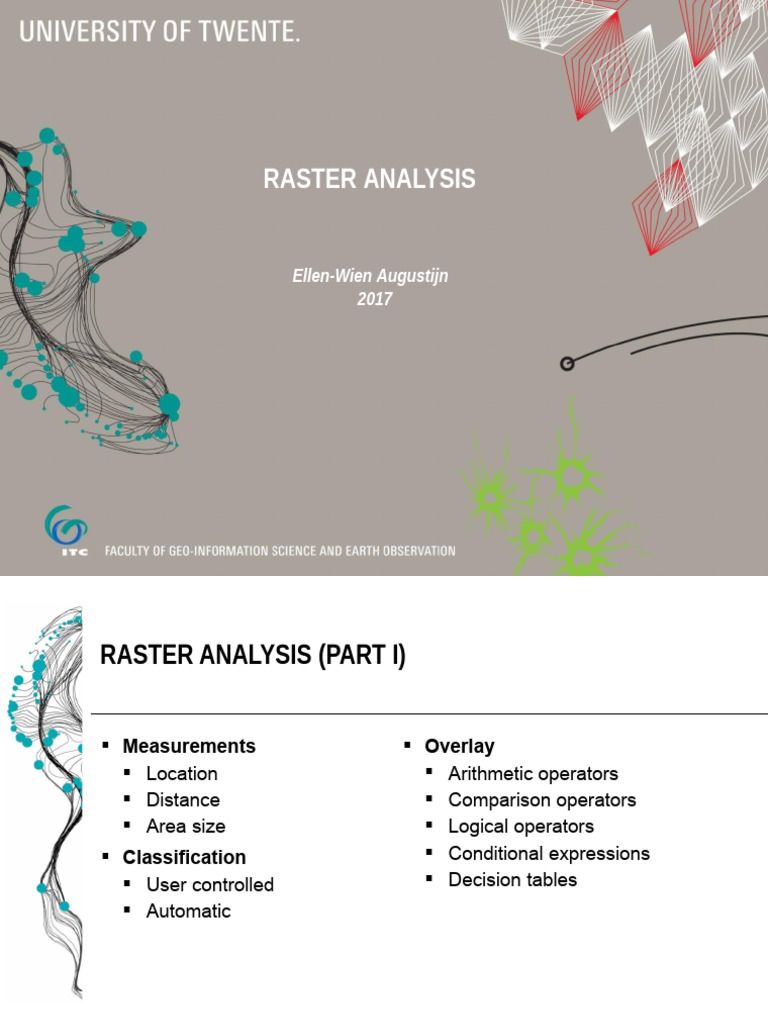 Lecture 6 Raster Analysis | Download Free PDF | Mathematical Analysis | Mathematics