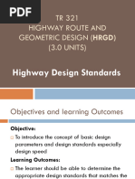 DPWH Road Design Standards | PDF