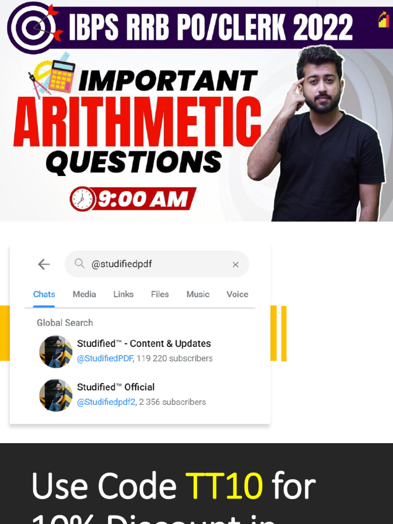 Important Arihtmetic Questions PDF by Aashish Arora | PDF