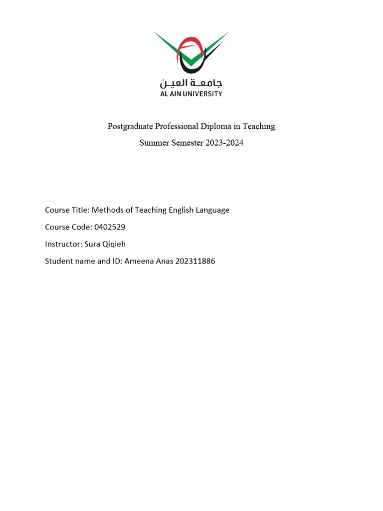 Lesson Plan Updated | PDF | English As A Second Or Foreign Language ...