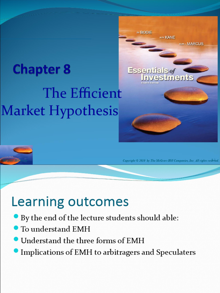 Chap 7 - EMH Proper | PDF | Efficient Market Hypothesis | Stocks