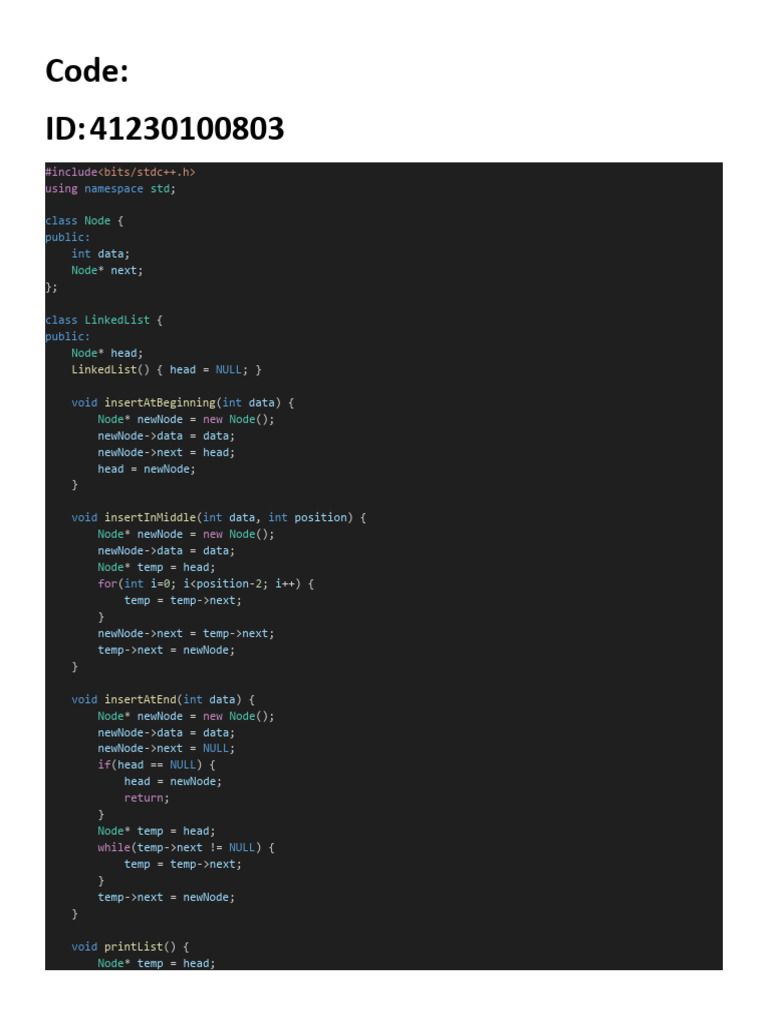 Code | Download Free PDF | Computer Data | C++