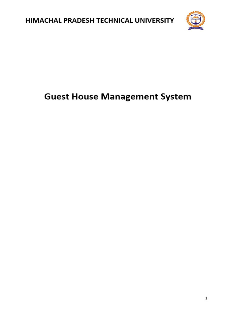 Guest House Module | Download Free PDF | Computing | Software