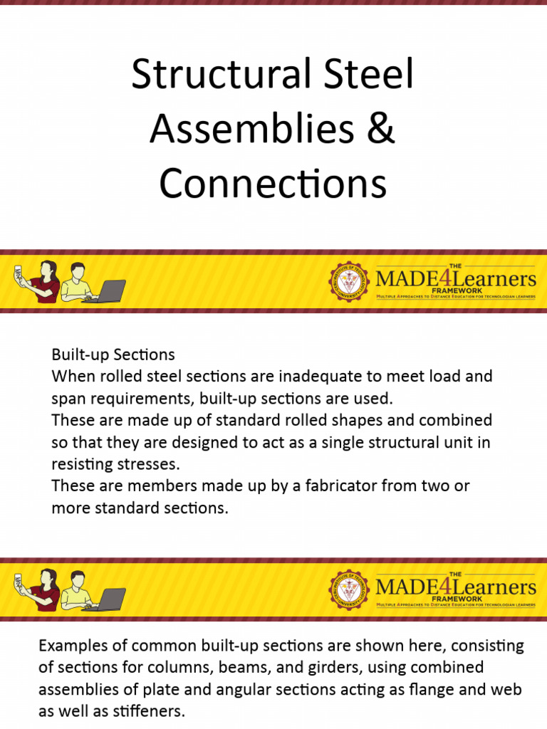 Lesson 7. Structural Steel Assemblies & Connections | PDF | Beam ...