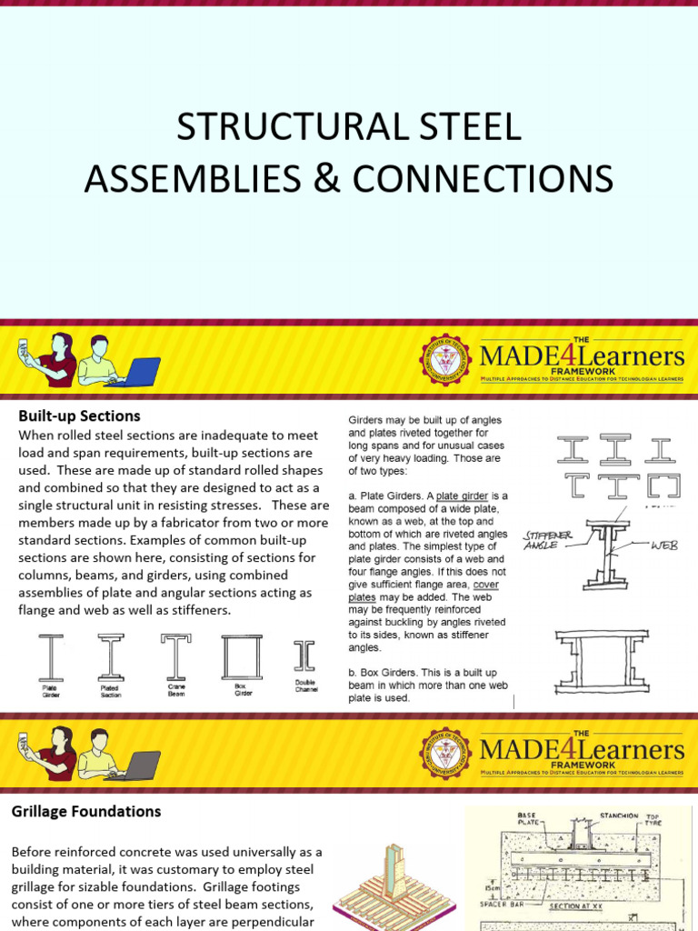 Lesson 7a Assemblies Connections 1 | PDF | Concrete | Beam (Structure)