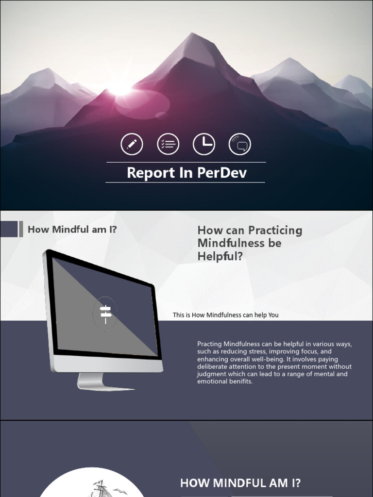 Perdev Report | PDF | Mindfulness | Compassion