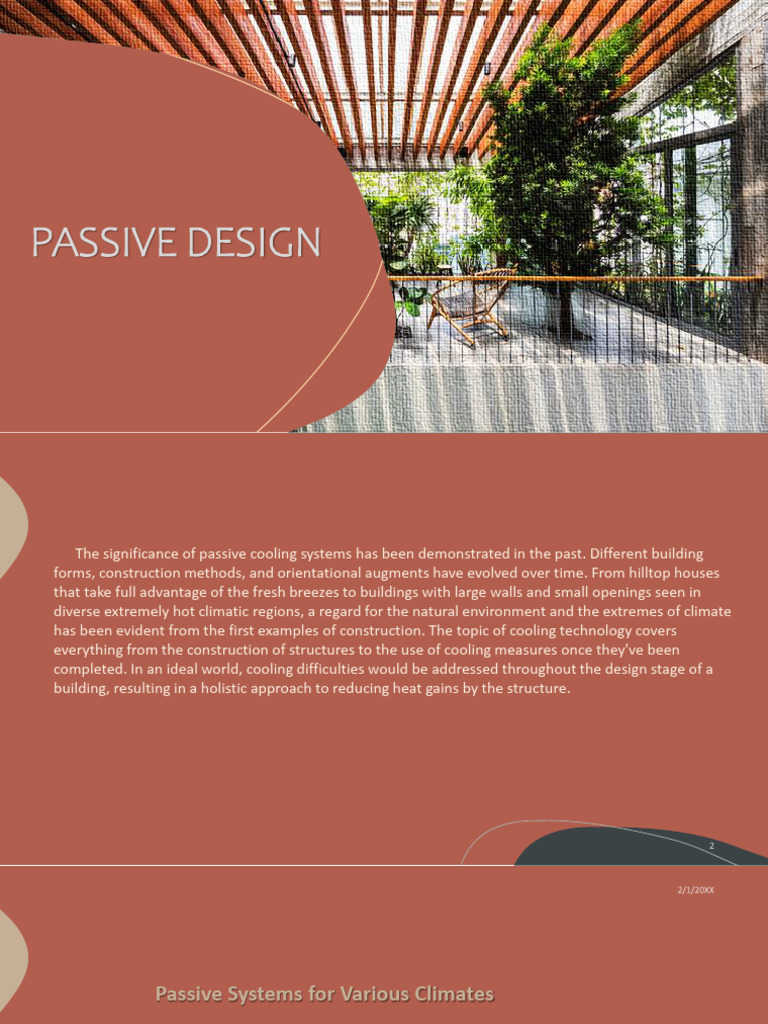 PASSIVE DESIGN - CL - Presentation | PDF | Climate | Humidity