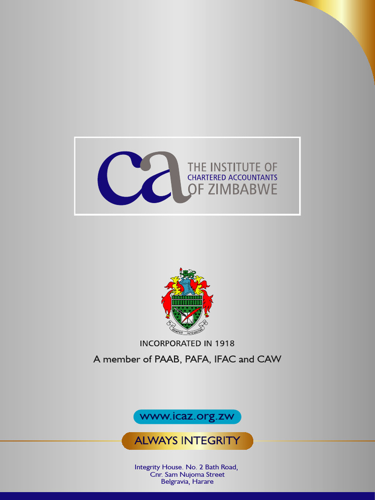 About ICAZ Booklet 2023 | PDF | Accountant | Accounting