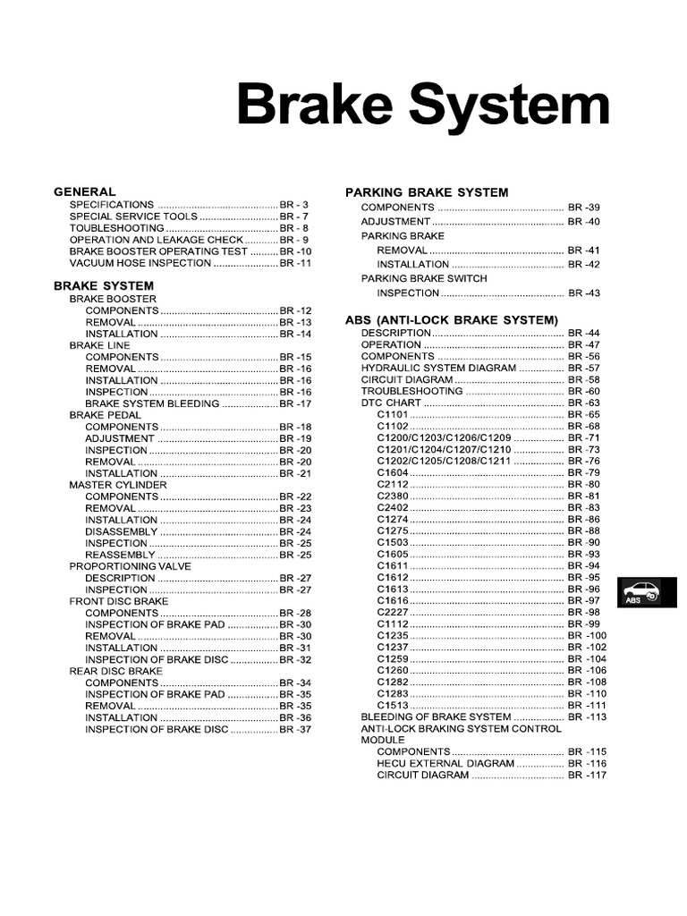15 - Brake System | PDF