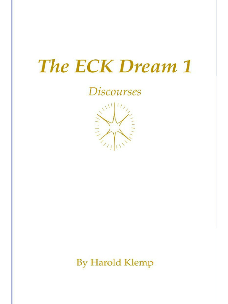 Eck Dream 1 Discourses | PDF