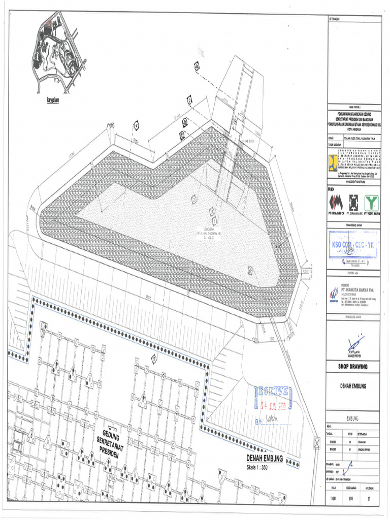 Denah Embung (R1) | PDF