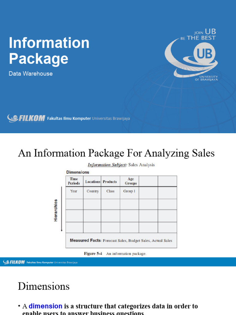 03 - Information Packages | Download Free PDF | Data Warehouse ...