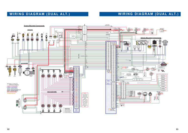 Wiring Diagram - 2003 Powerstroke 6L - Dual Alt - Full | PDF