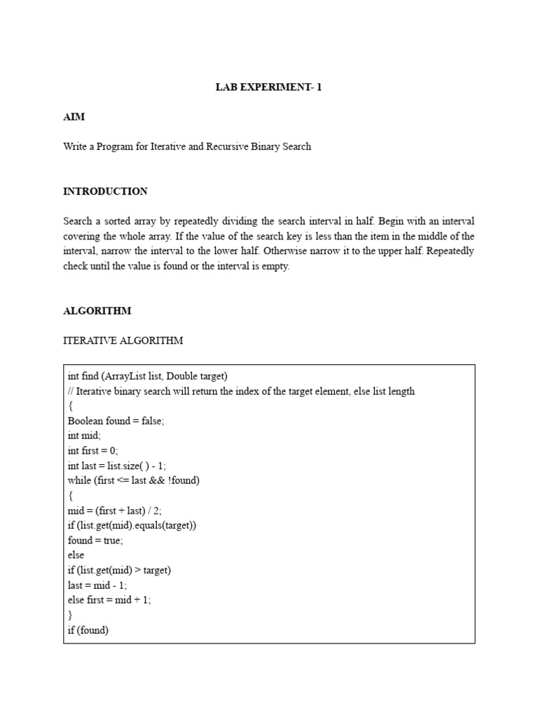 Lab Experiment-1 AIM | PDF | Computing | Discrete Mathematics