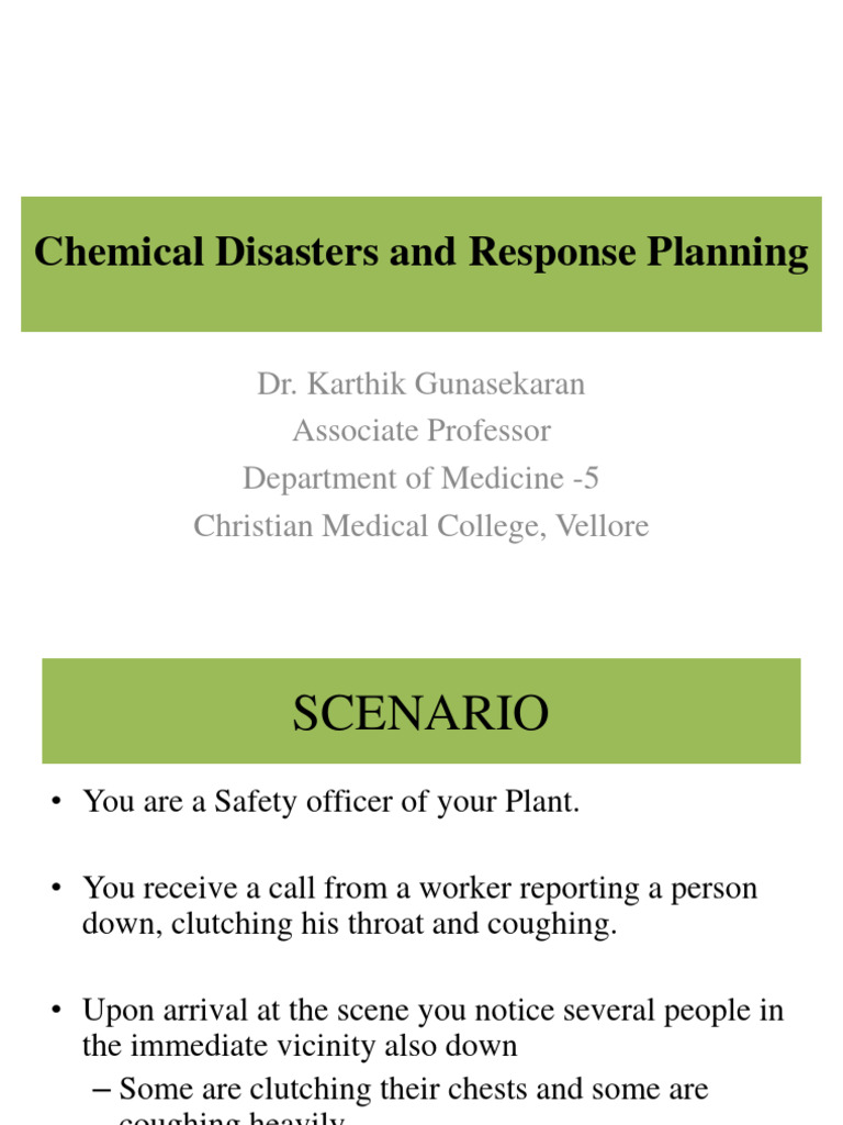 Chemical Disasters | PDF | Radioactive Contamination | Ionizing Radiation