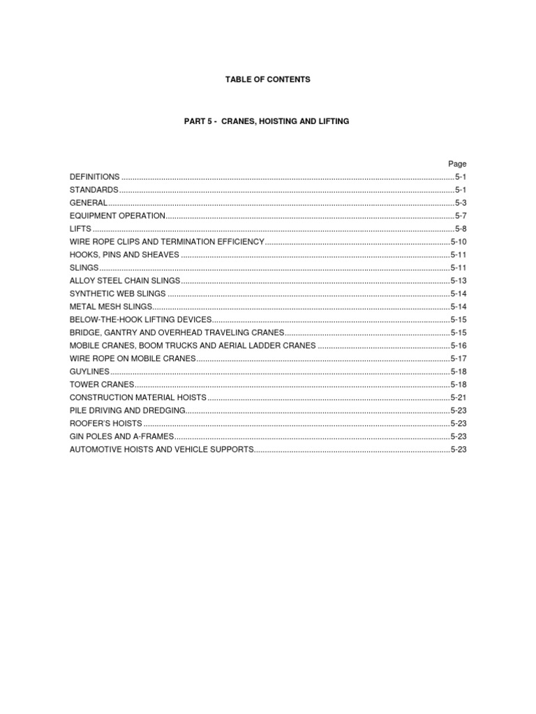 Crane Manual | Download Free PDF | Crane (Machine) | Elevator