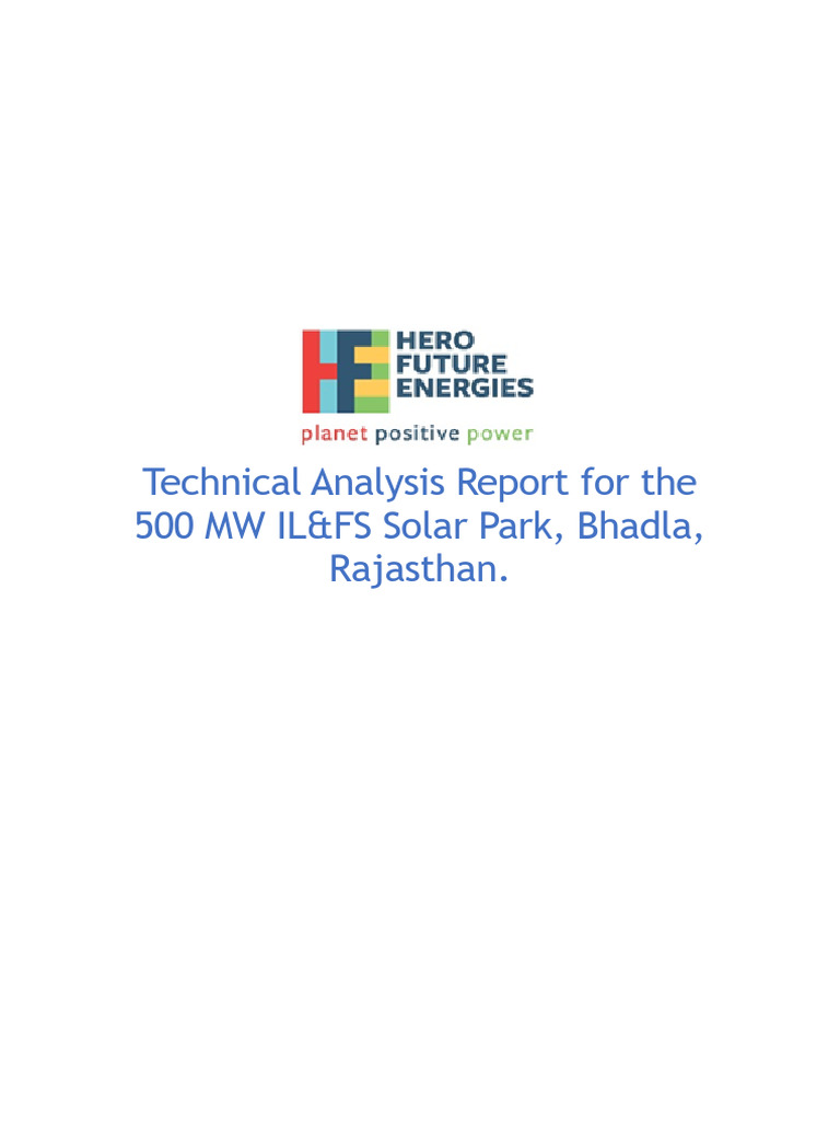 SIte Visit Report For 500 MW Adani Solar Park | PDF | Electrical ...